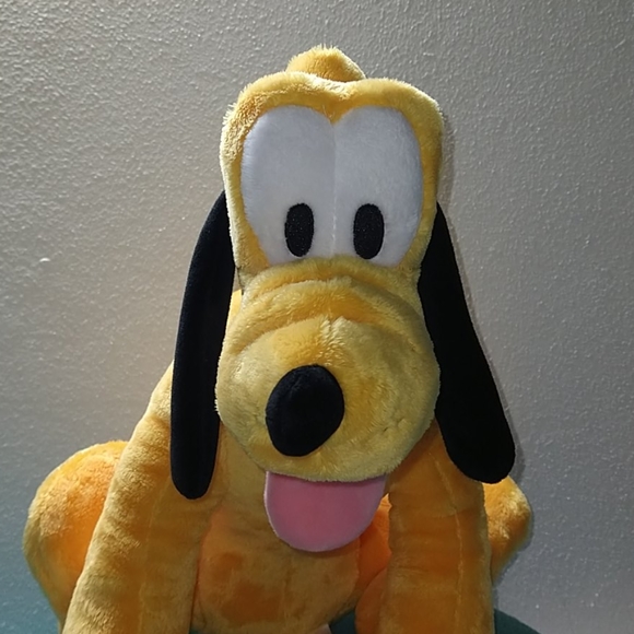 Disney | Toys | Disney Pluto Plush Medium | Poshmark